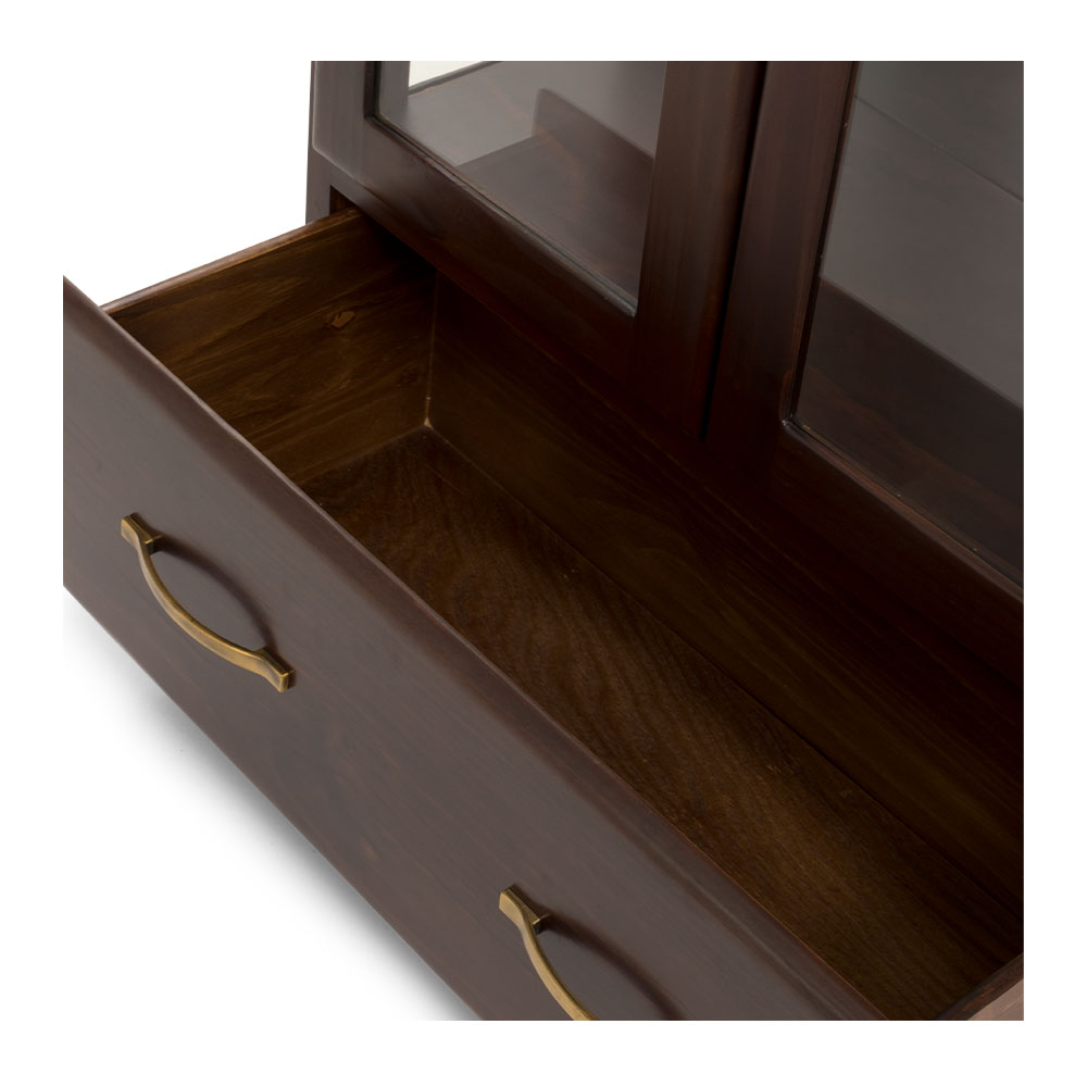 Memphis Dark Display Unit | Target Furniture NZ