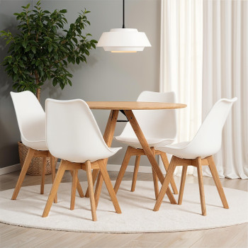Carson 5 Piece Dining Set - W100 | Target Furniture NZ