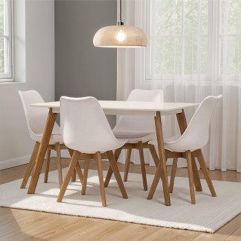 Carson 5 Piece Dining Set - W120 | Target Furniture NZ